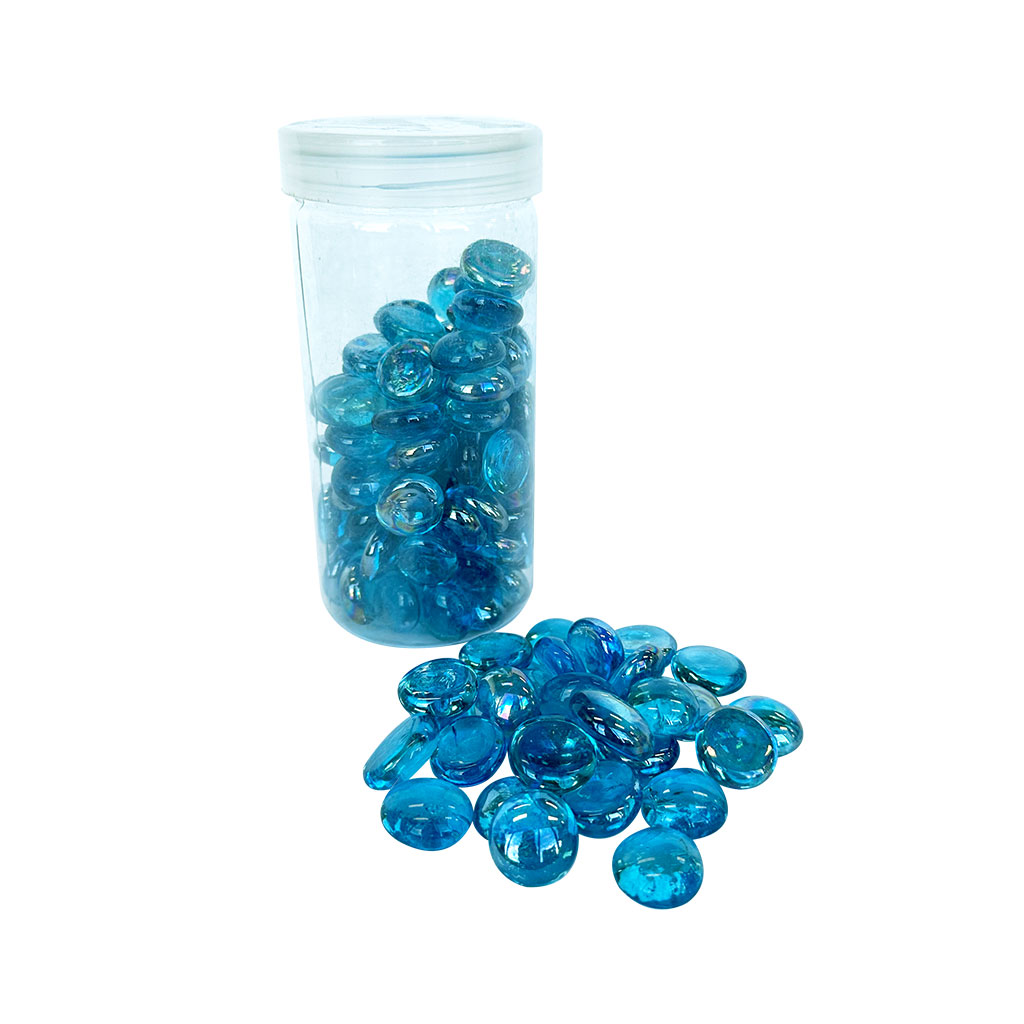 Glass Pebbles Aqua - 600gm
