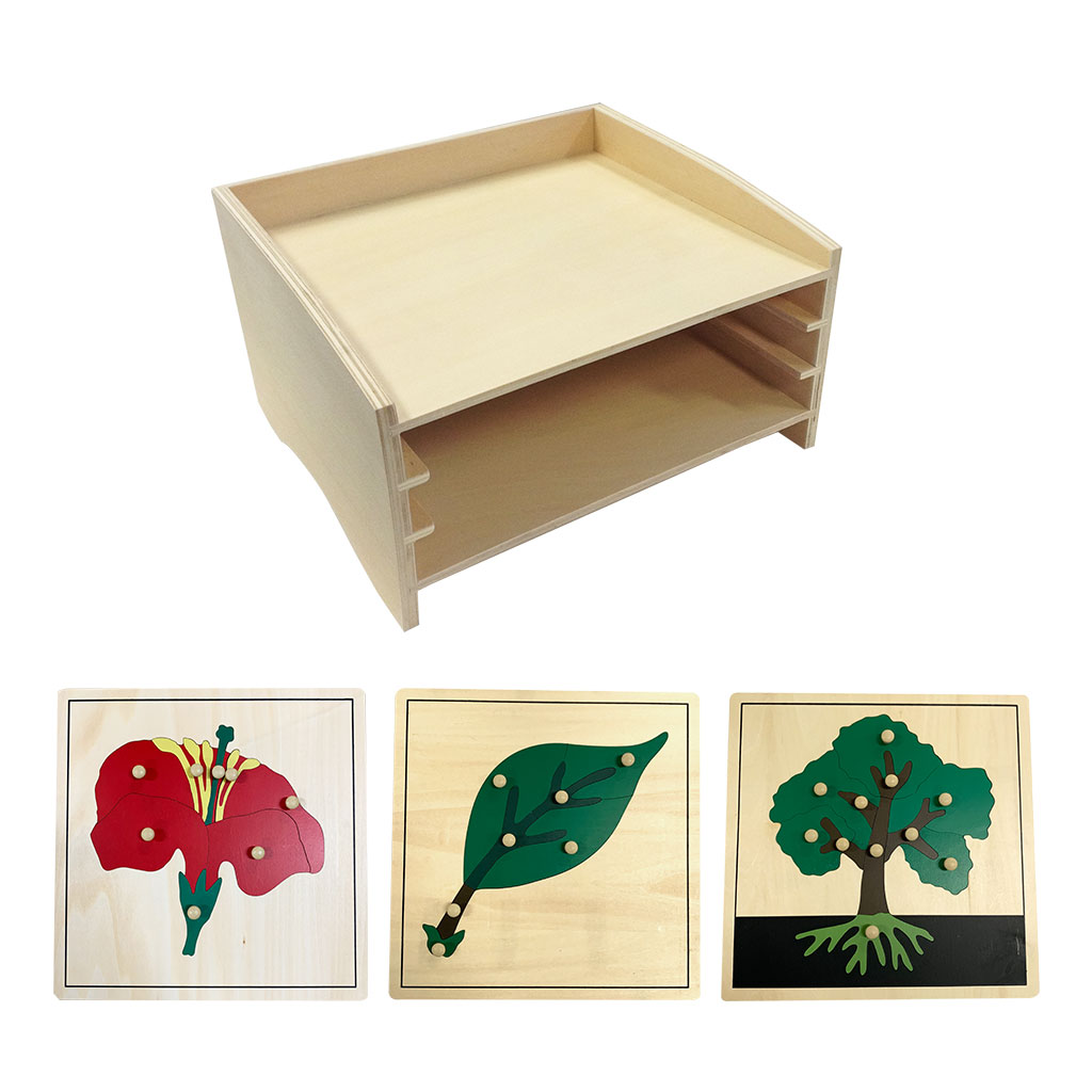 Botany Cabinet with 3 Puzzles