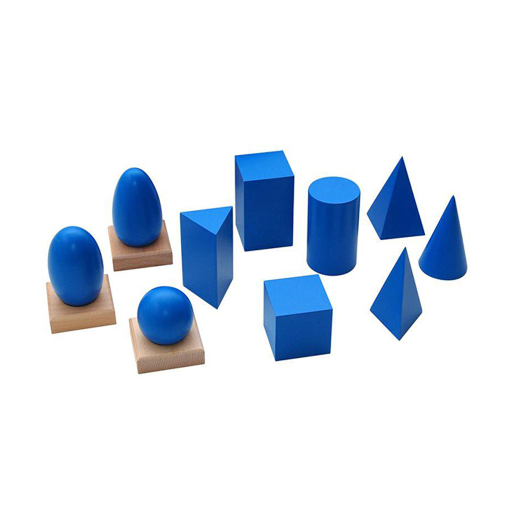 Geometric Solids with Stands