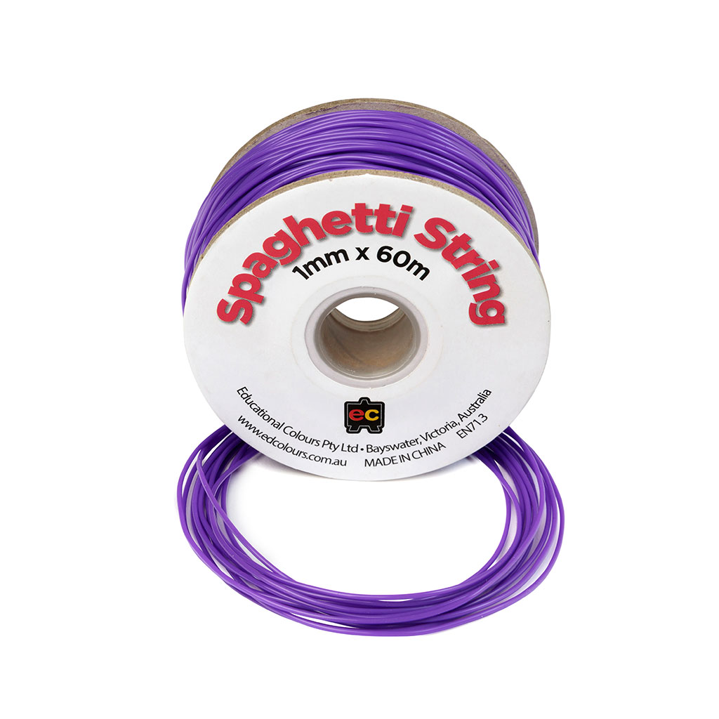 Spaghetti String - Purple - 60m