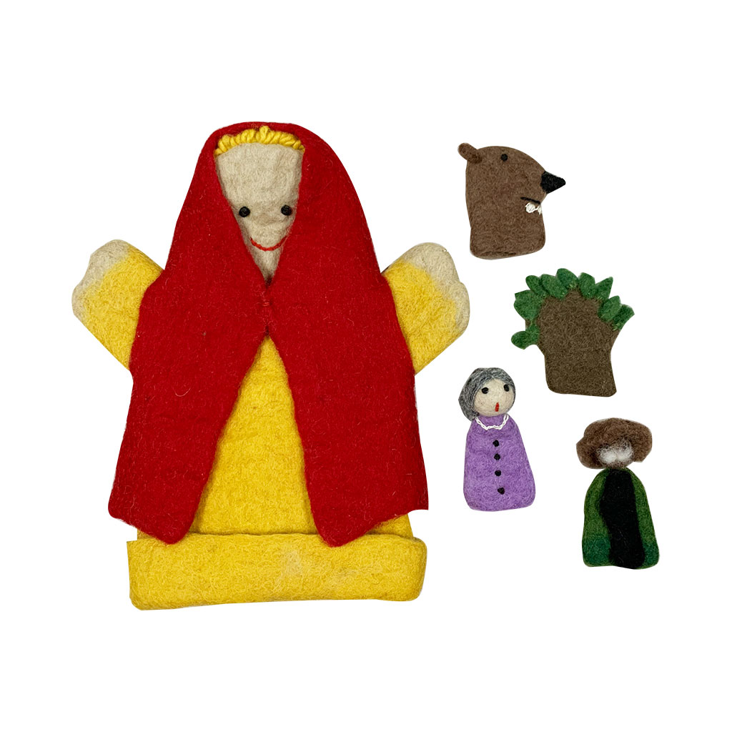 Red Riding Hood Felt Puppet